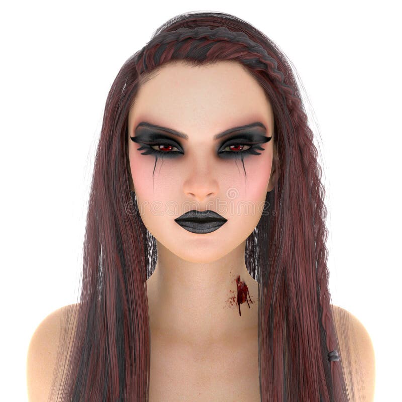 Horror makeup woman stock image. Image of event, makeup - 87907451