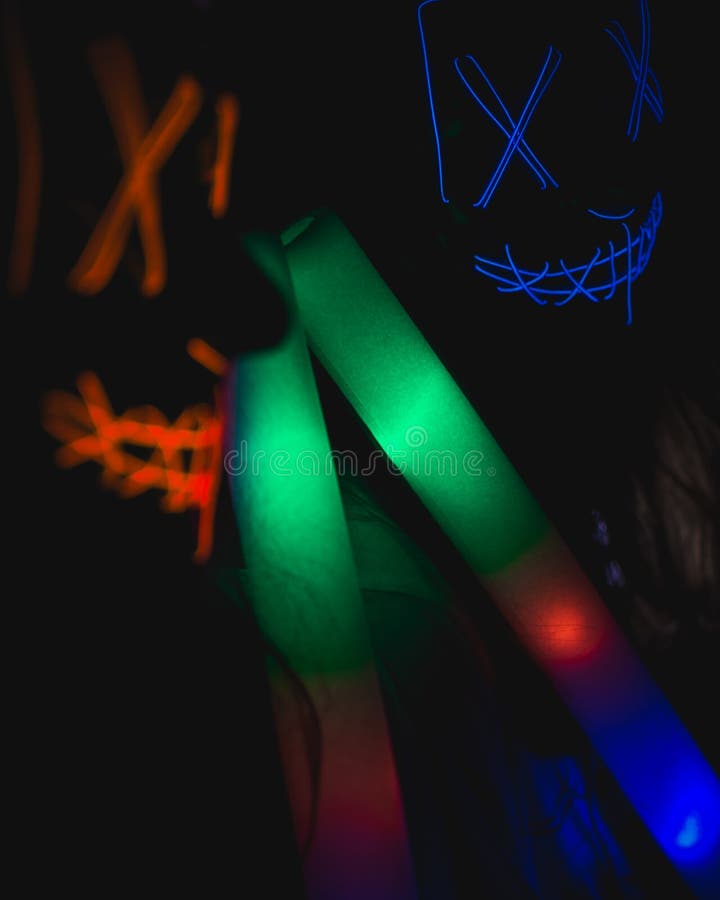 An Horror Purge Mask for Carnival Stock Image - Image of scary ...