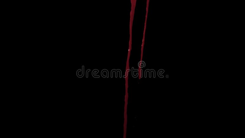 Horror Slow Liquid Blood Trickle Graphical Element Stock Video - Video ...