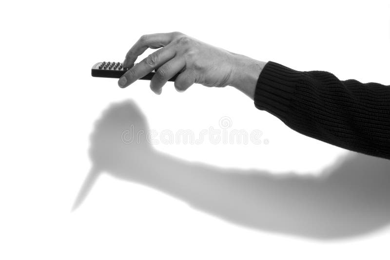 Horror on tv stock photo. Image of remote, television - 13493116