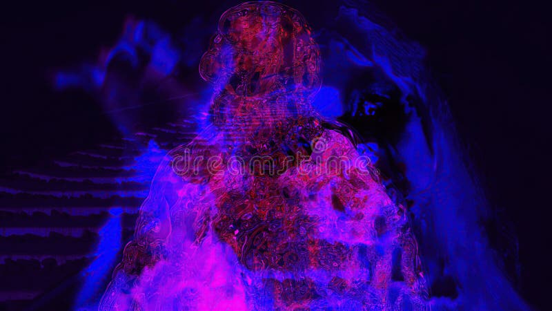 Horror Zombie with Effects stock illustration. Illustration of furious ...