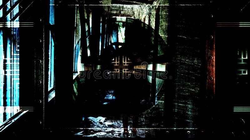 Horror Zombie with Effects stock illustration. Illustration of gothic ...