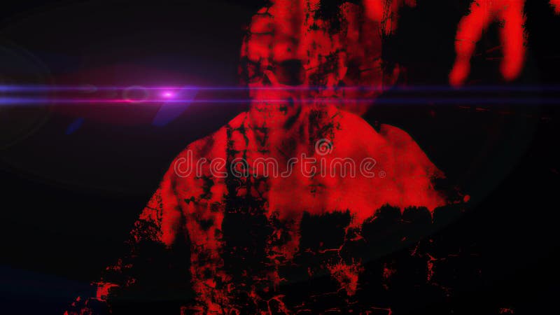 Horror Zombie with Effects, Mixed Media of CG Animations Stock ...