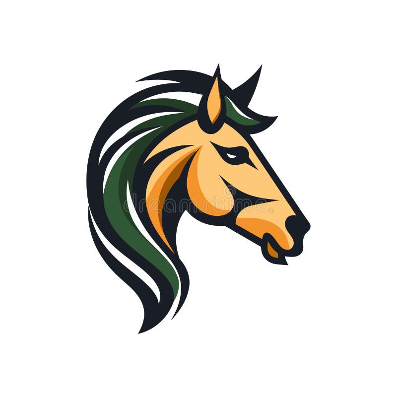 Horse Animal Logo Illustration Vector Design Stock Vector ...