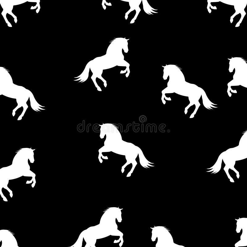 Horse Background Illustration Design Stock Vector - Illustration of ...