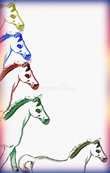 Horse Border Stock Illustrations – 4,788 Horse Border Stock ...