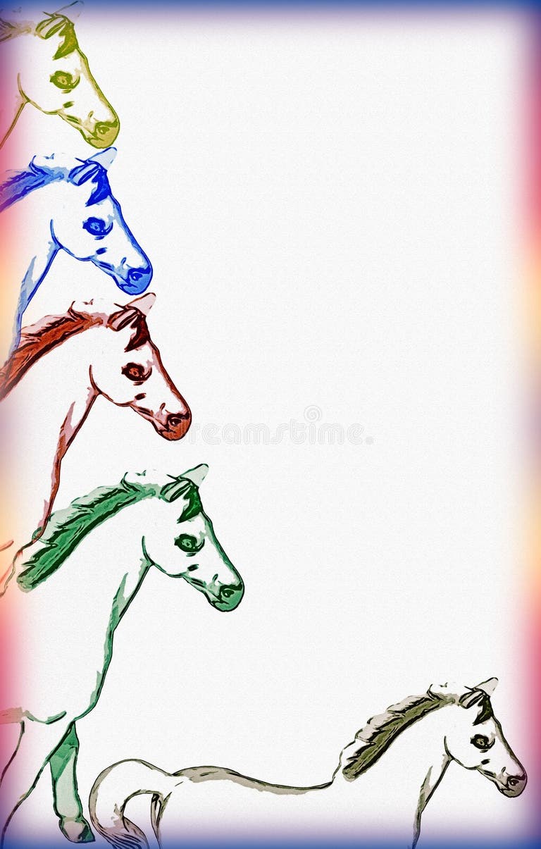 Horse Border Stock Illustrations – 4,788 Horse Border Stock ...