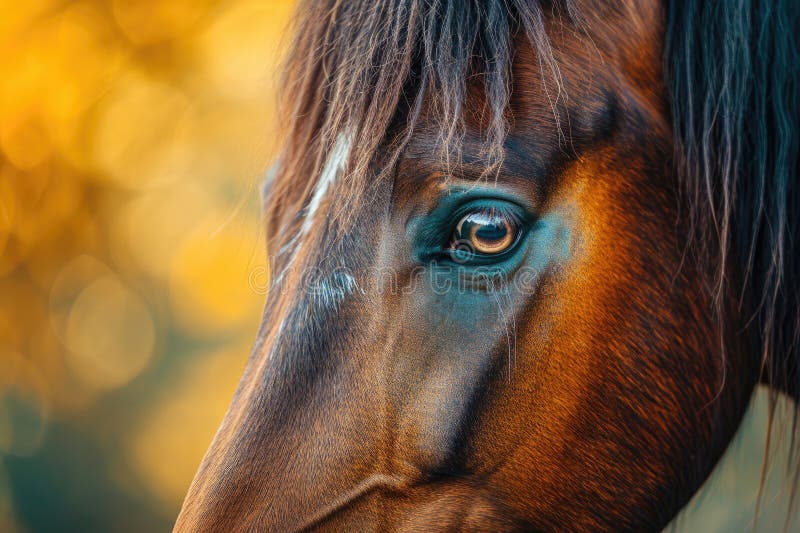 Horse stock illustration. Illustration of view, macro - 359608625