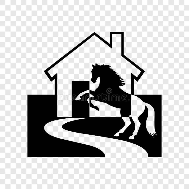 49 Horse Combination Negative Space Logo Farm Stock Vector ...