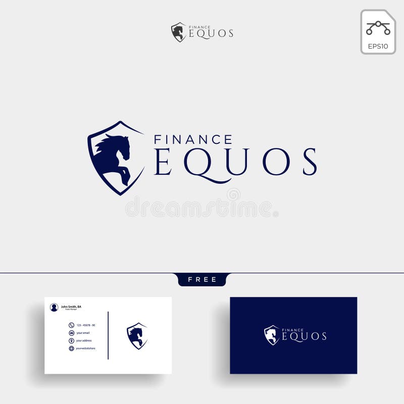 Horse Financial, Insurance Creative Logo Template Vector Illustration ...