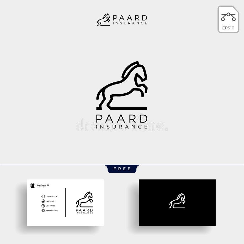Horse Financial, Insurance Creative Logo Template Vector Illustration ...