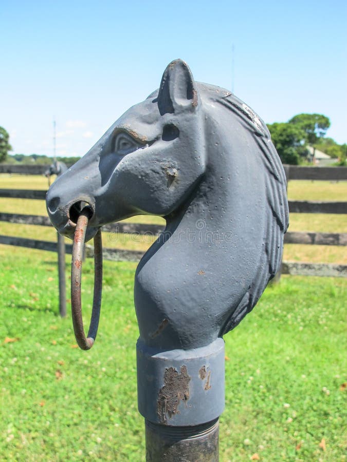 Hitching post stock photo. Image of hitching, chain, post - 5771820