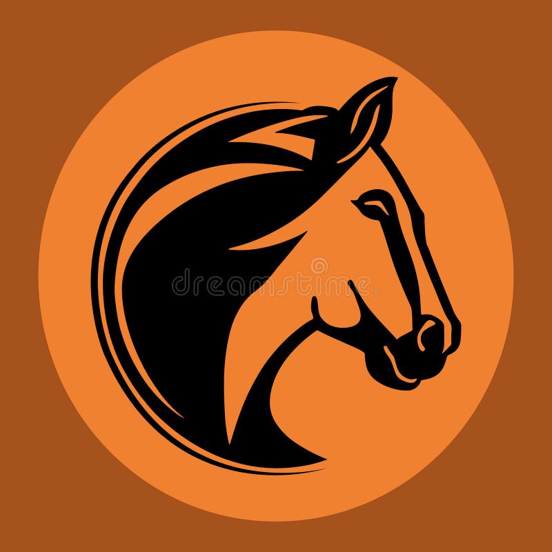 Horse Head Icon Vector Illustration Logo Icon Stock Vector ...