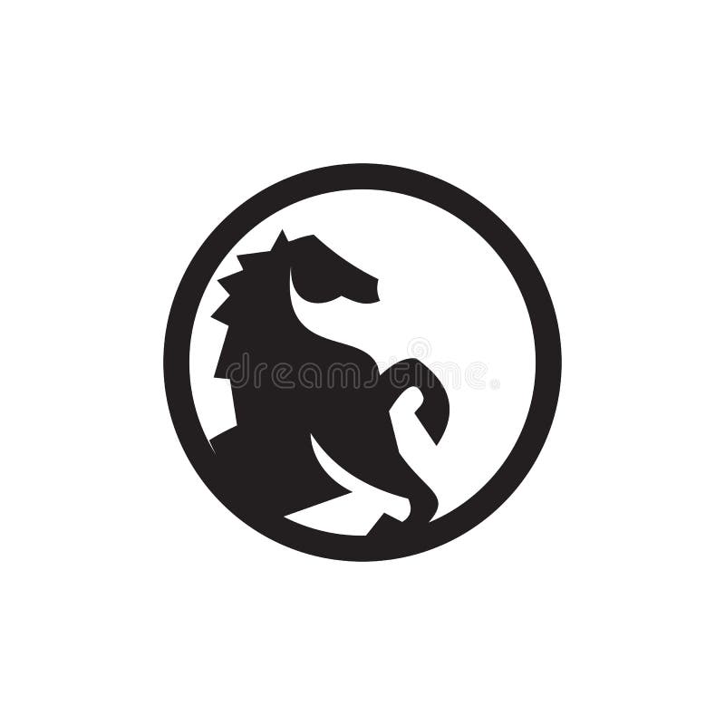Horse Icon Logo Design Vector Template Stock Vector - Illustration of ...