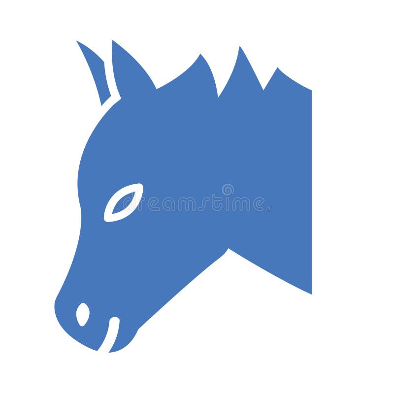 Horse Isolated Vector Icon that Can Be Easily Modified or Edited Stock ...