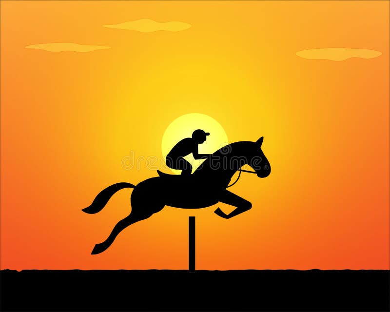 Horsemanship Shadow Stock Illustrations – 34 Horsemanship Shadow Stock ...