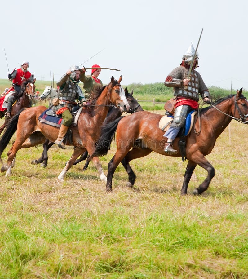 Horse knights editorial photography. Image of historical - 15127427