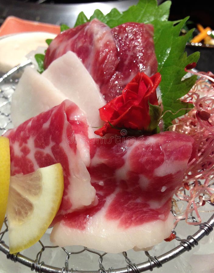 Horse meat sushi stock image. Image of rawmeat, rawfood - 48740073