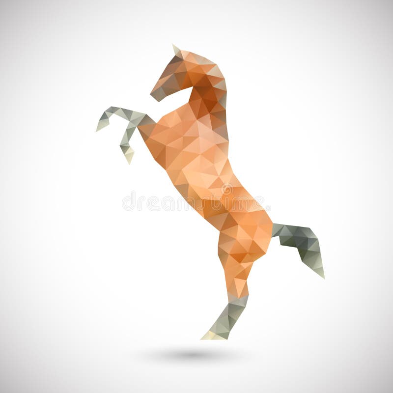 Horse Polygons Stock Illustrations – 96 Horse Polygons Stock ...