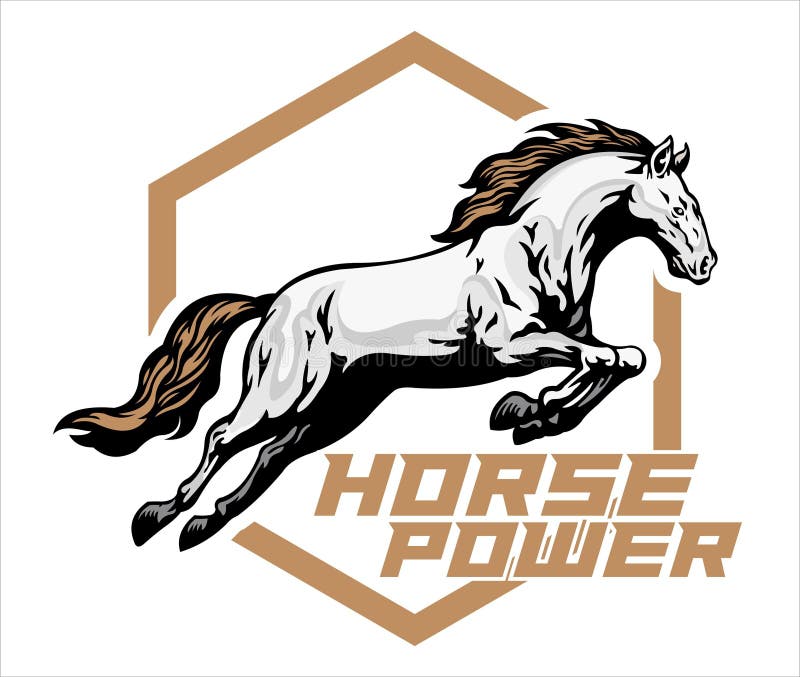 Horse Power, Speed, only for High Speed Stock Illustration - Illustration of speed, vector ...