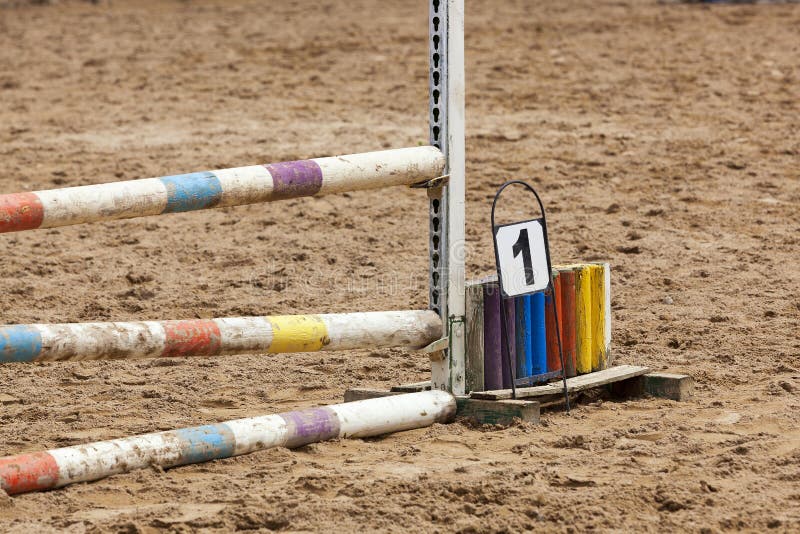 Barrier on Horse at the Race Track Stock Image - Image of competition ...