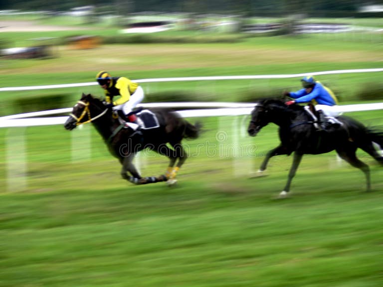 Horse race sprint stock image. Image of blur, winning - 4691931