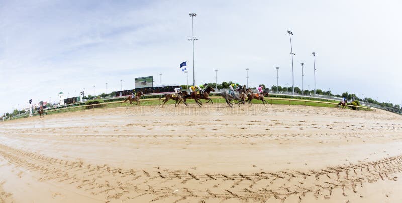 Horse Race Track at Churchill Downs Editorial Stock Photo - Image of ...