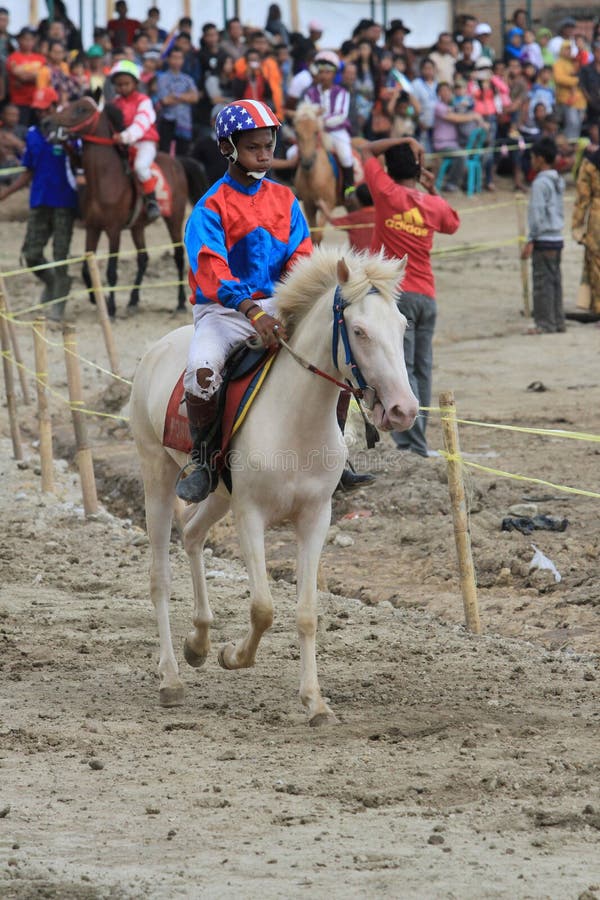 Horse races editorial image. Image of conducted, java - 48369250