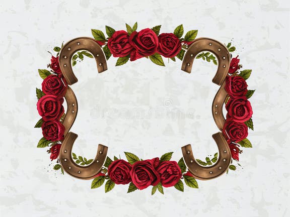 Horse Racing Background Graphics Template Stock Illustration ...