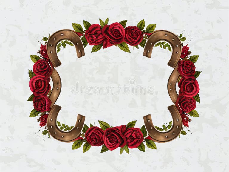 Horse Racing Background Graphics Template Stock Illustration ...