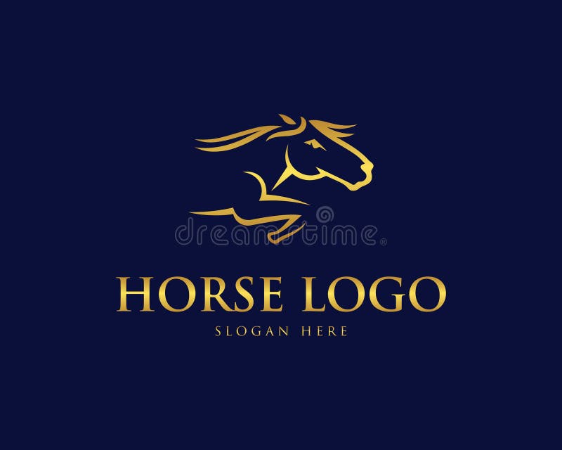 Horse racing logo design. stock vector. Illustration of speed - 309319357