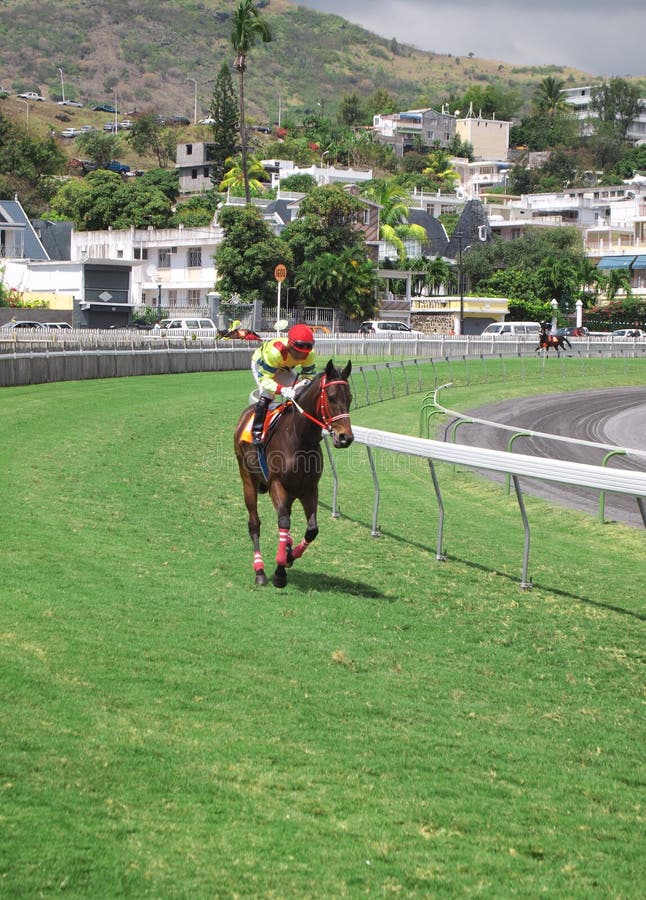 Horse racing in Mauritius editorial stock image. Image of jockey - 23622504