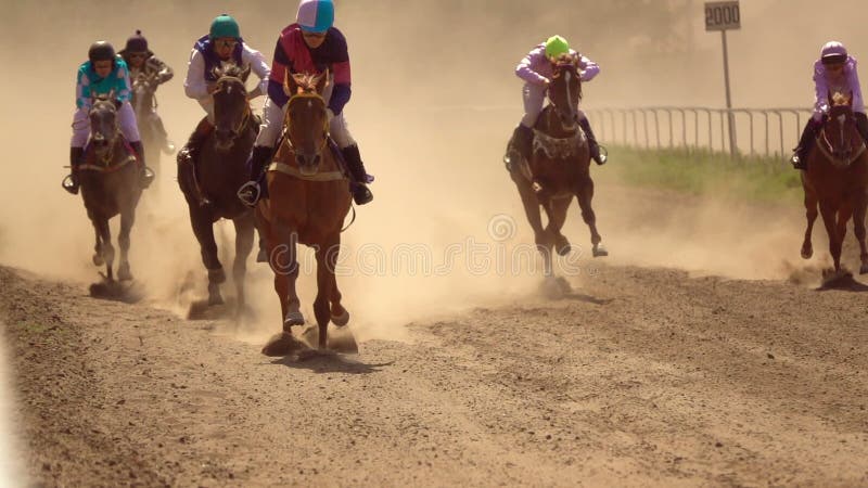 Horse Racing. Feet. Slow Motion Stock Footage - Video of ride, hooves ...