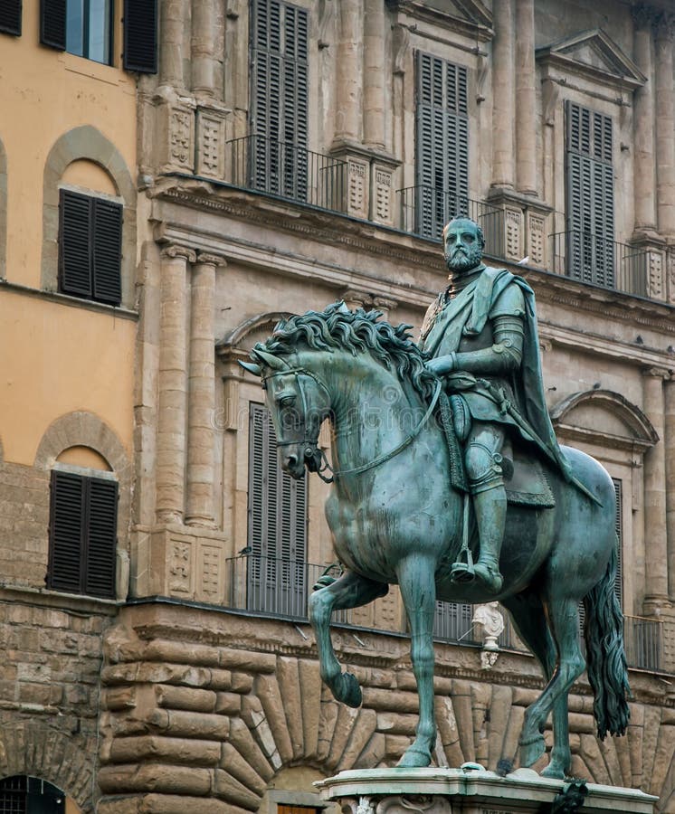 Horse and Rider Statue stock image. Image of horseman - 39411853