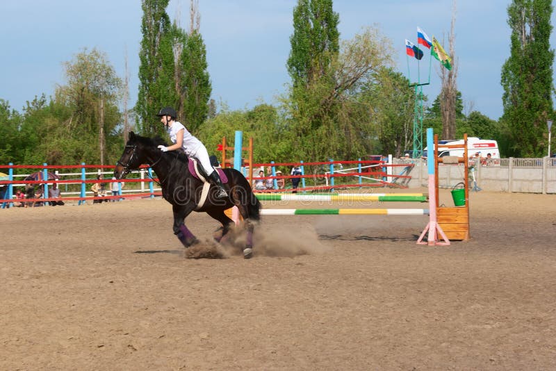 Horse Riding Competition editorial stock image. Image of sport - 69783884