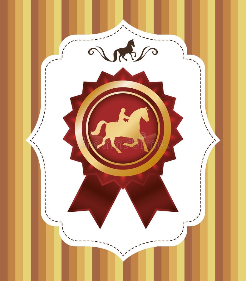 Horse Riding design stock vector. Illustration of creature - 59987439