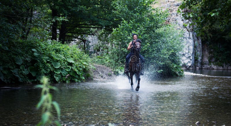 Horse riding stock image. Image of full, animals, jacket - 103140819
