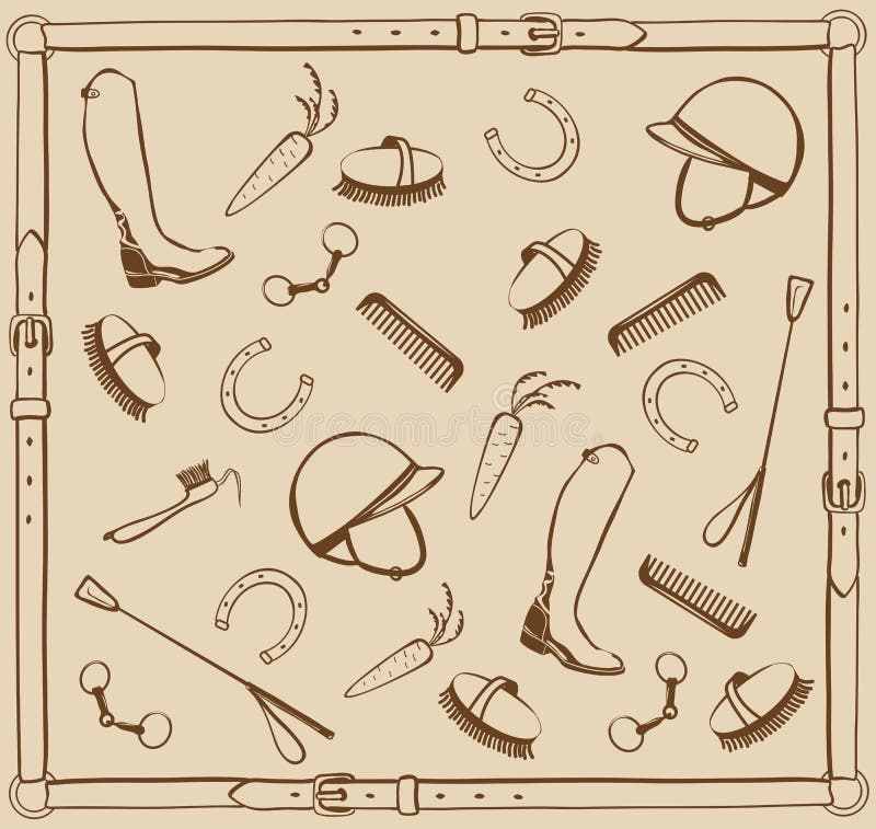 Horse Tack Stock Illustrations – 1,145 Horse Tack Stock Illustrations ...