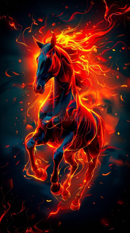144 Blue Flame Fire Horse Stock Photos - Free & Royalty-Free Stock ...