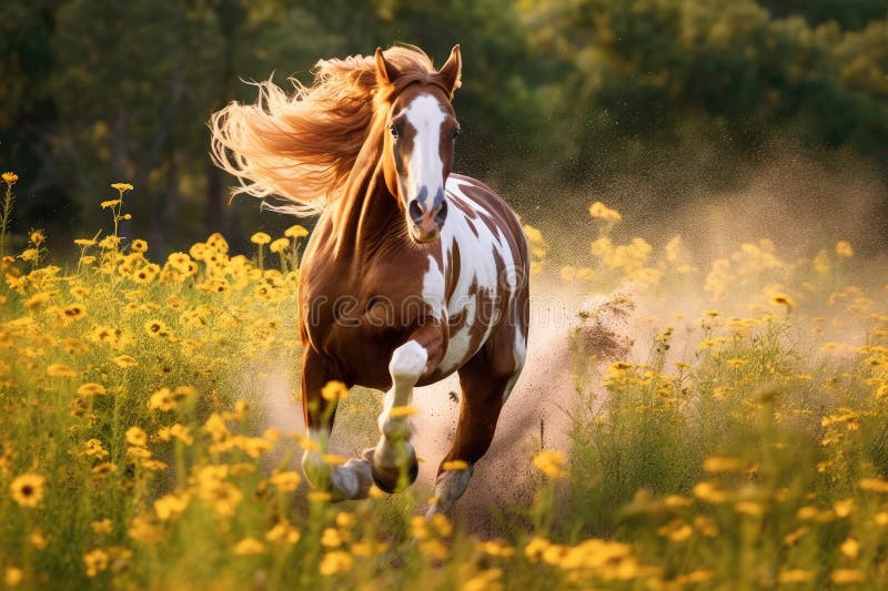 Horse in Motion stock illustration. Illustration of full - 279166458