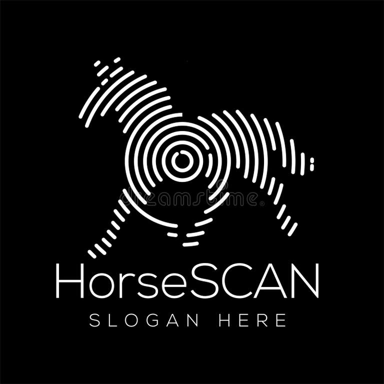 Horse Scan Technology Logo Stock Illustrations – 20 Horse Scan ...