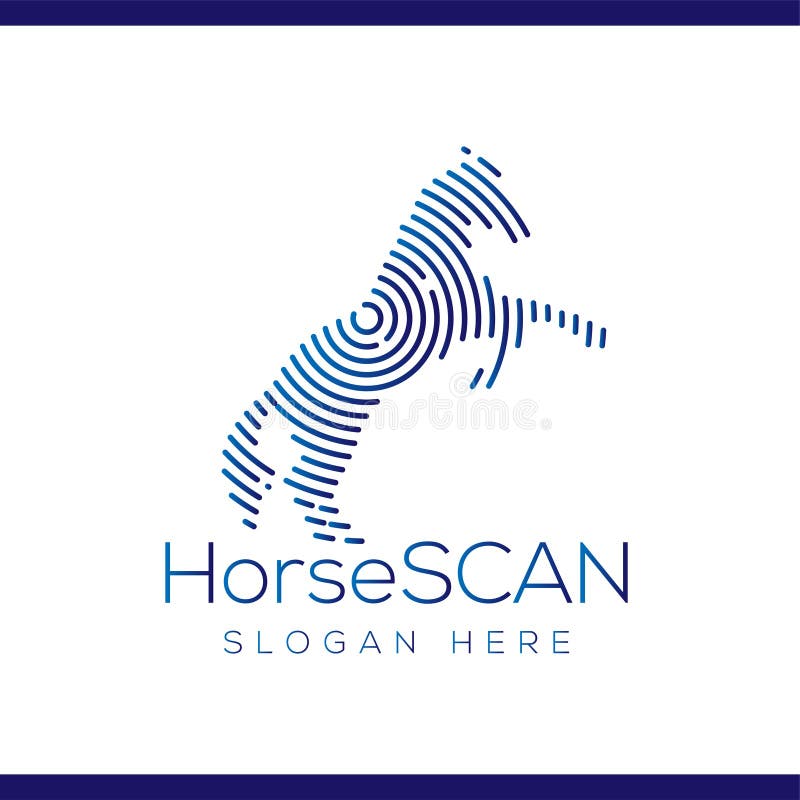 Horse Scan Technology Logo Stock Illustrations – 20 Horse Scan ...