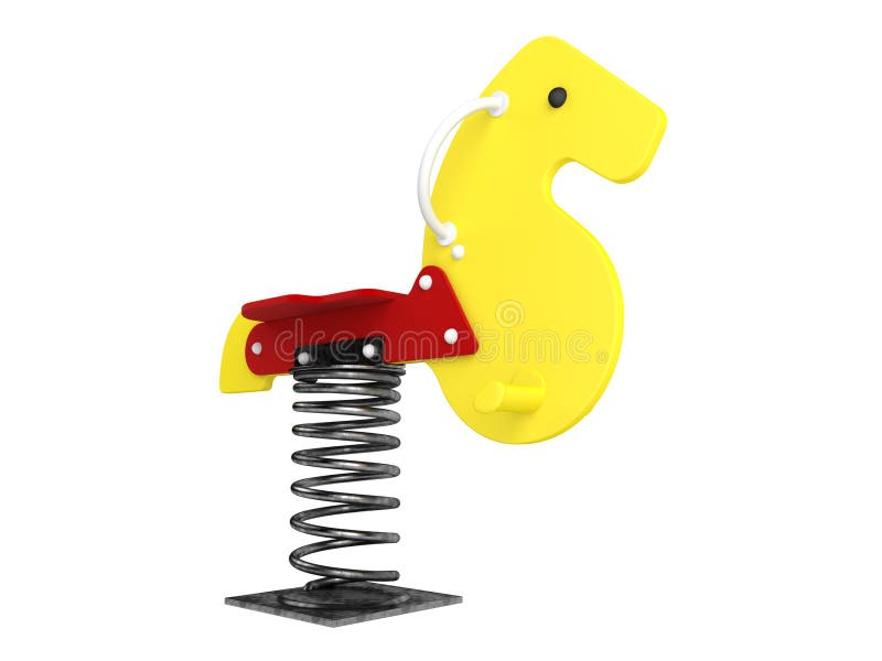 Horse Spring Toy Picture. Image: 23511967