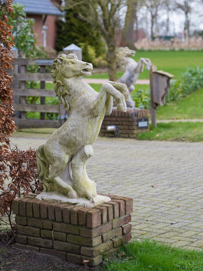Horse statue stock image. Image of standing, animal - 241843375