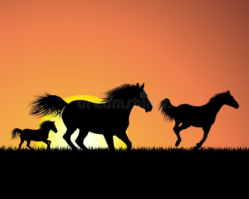 Horse Race Silhouette Gallop Stock Illustrations – 3,182 Horse Race ...