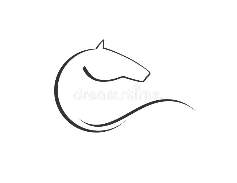 Horse symbol vector stock vector. Illustration of emblem - 260076480