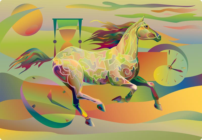 Horse racing game stock illustration. Illustration of play - 13432772