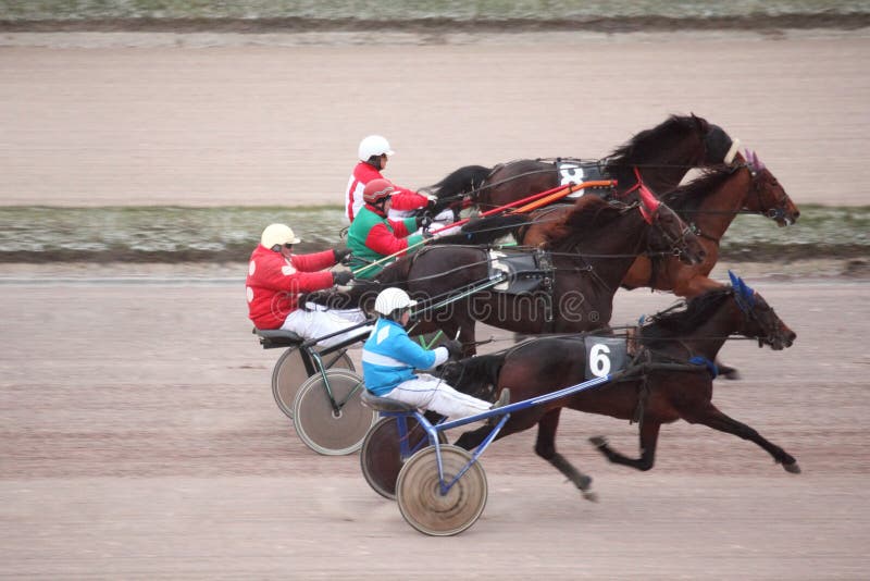 Horse Trot Racing on Moscow Hippodrome Editorial Photo - Image of ...