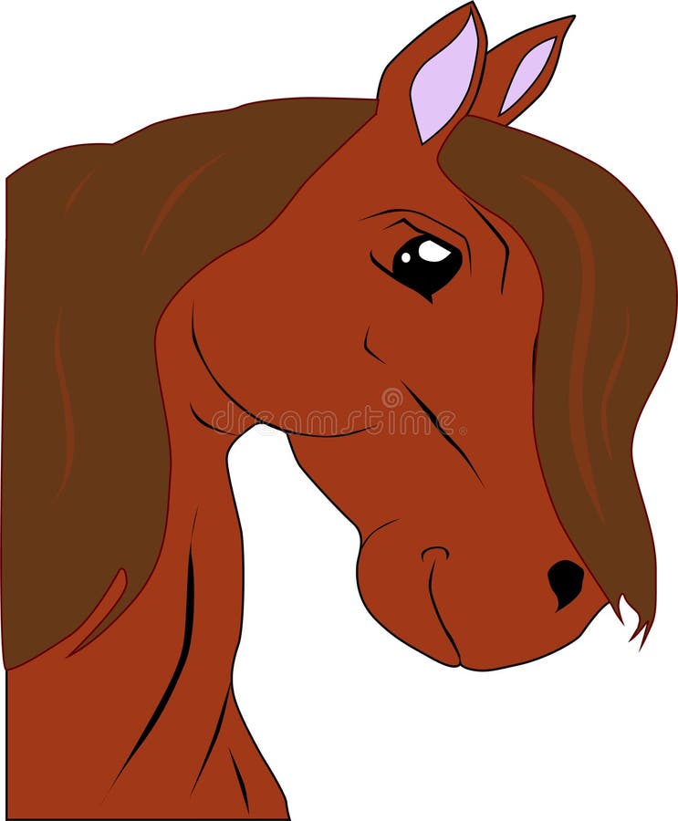 Horse stock vector. Illustration of animal, colt, vector - 41608595