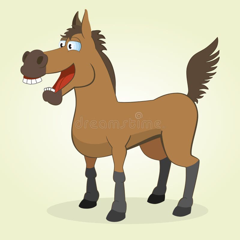 Horse s back stock illustration. Illustration of horse, humor - 43132